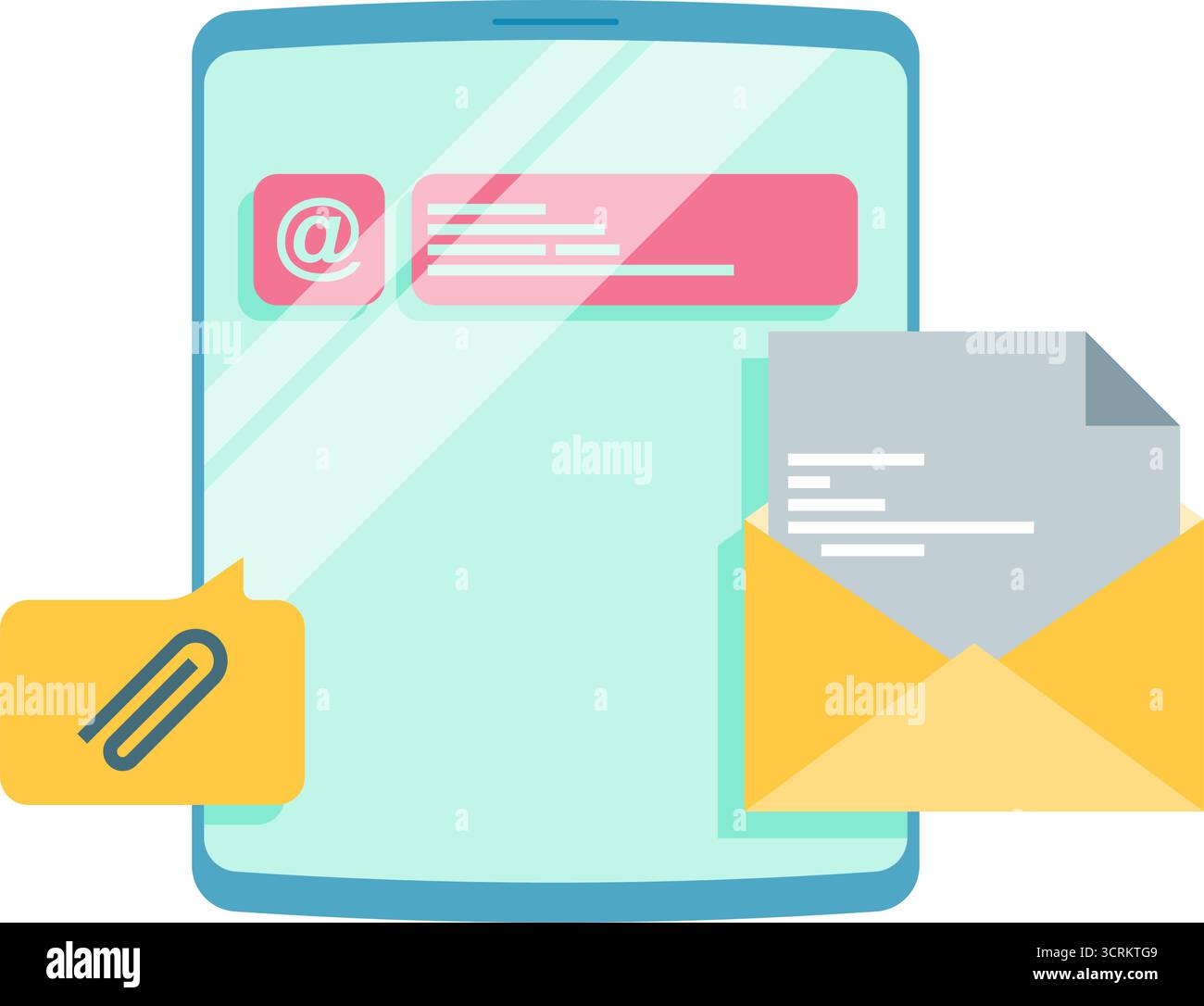 Mail chatting Stock Vector Images - Alamy