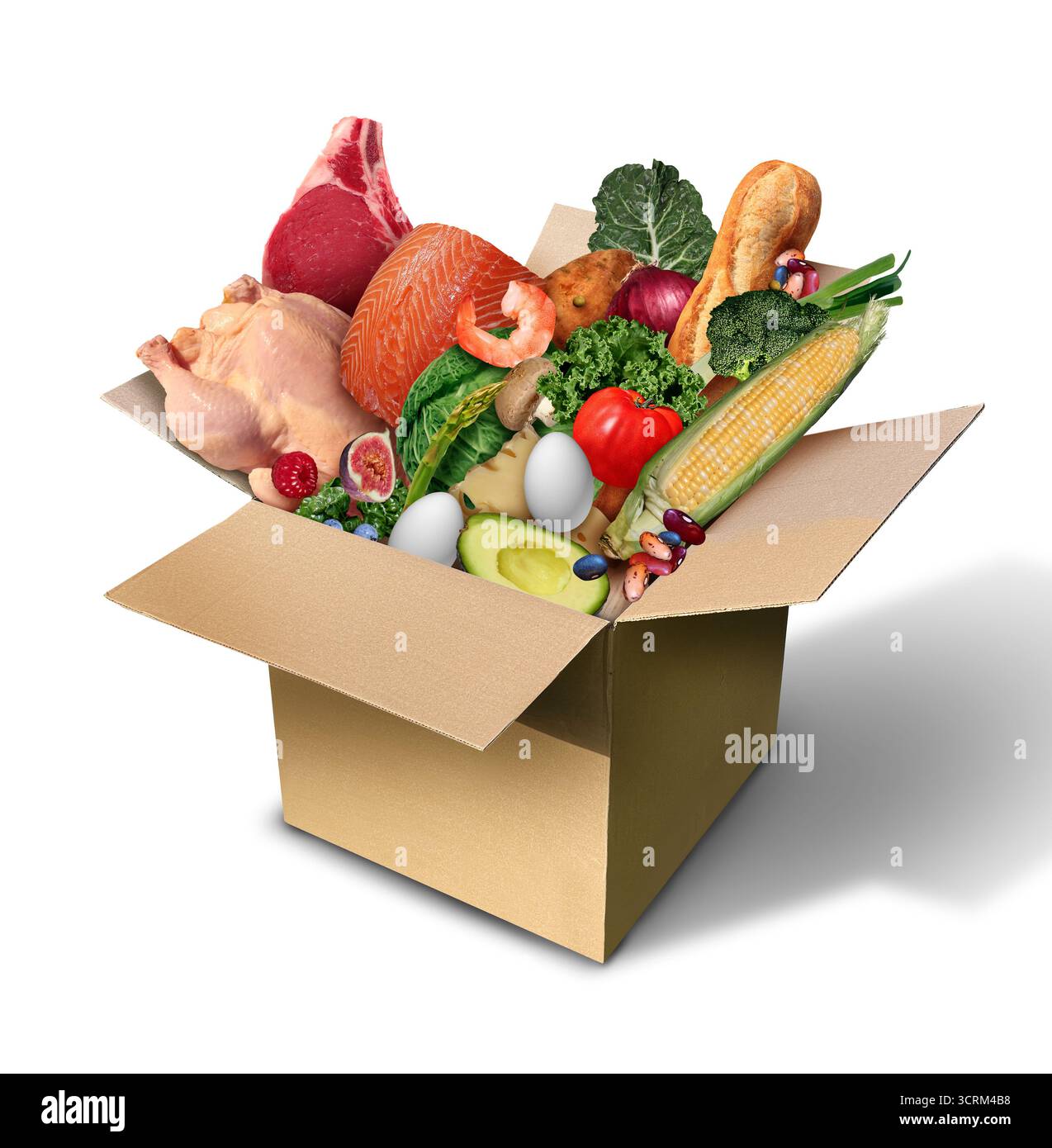 Groceries delivery service Cut Out Stock Images & Pictures - Alamy