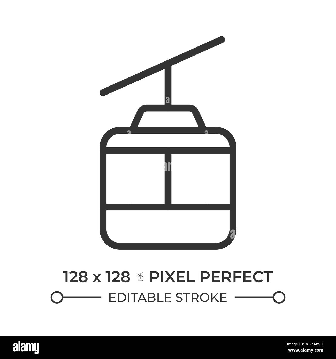 Cable car on dark Stock Vector Images - Alamy