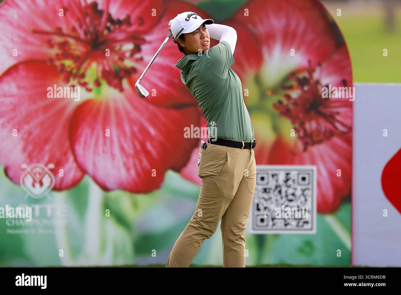 October 1, 2025 - Yuka Saso tees off during the first round of the 2025 ...