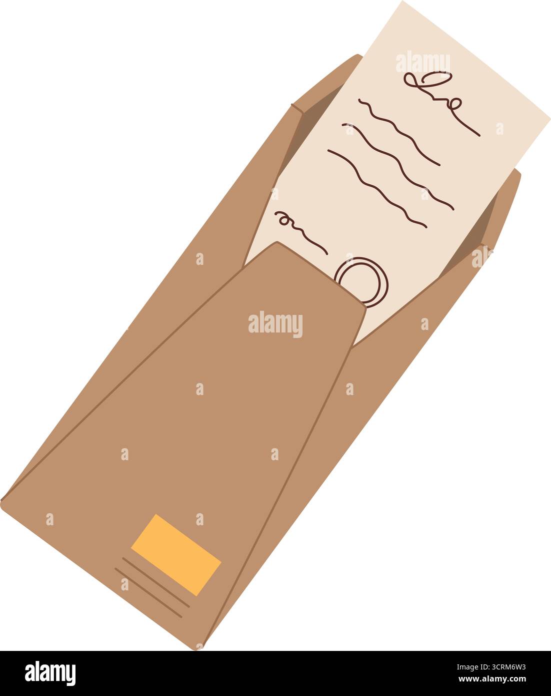 Love message letter sealed Stock Vector Images - Alamy