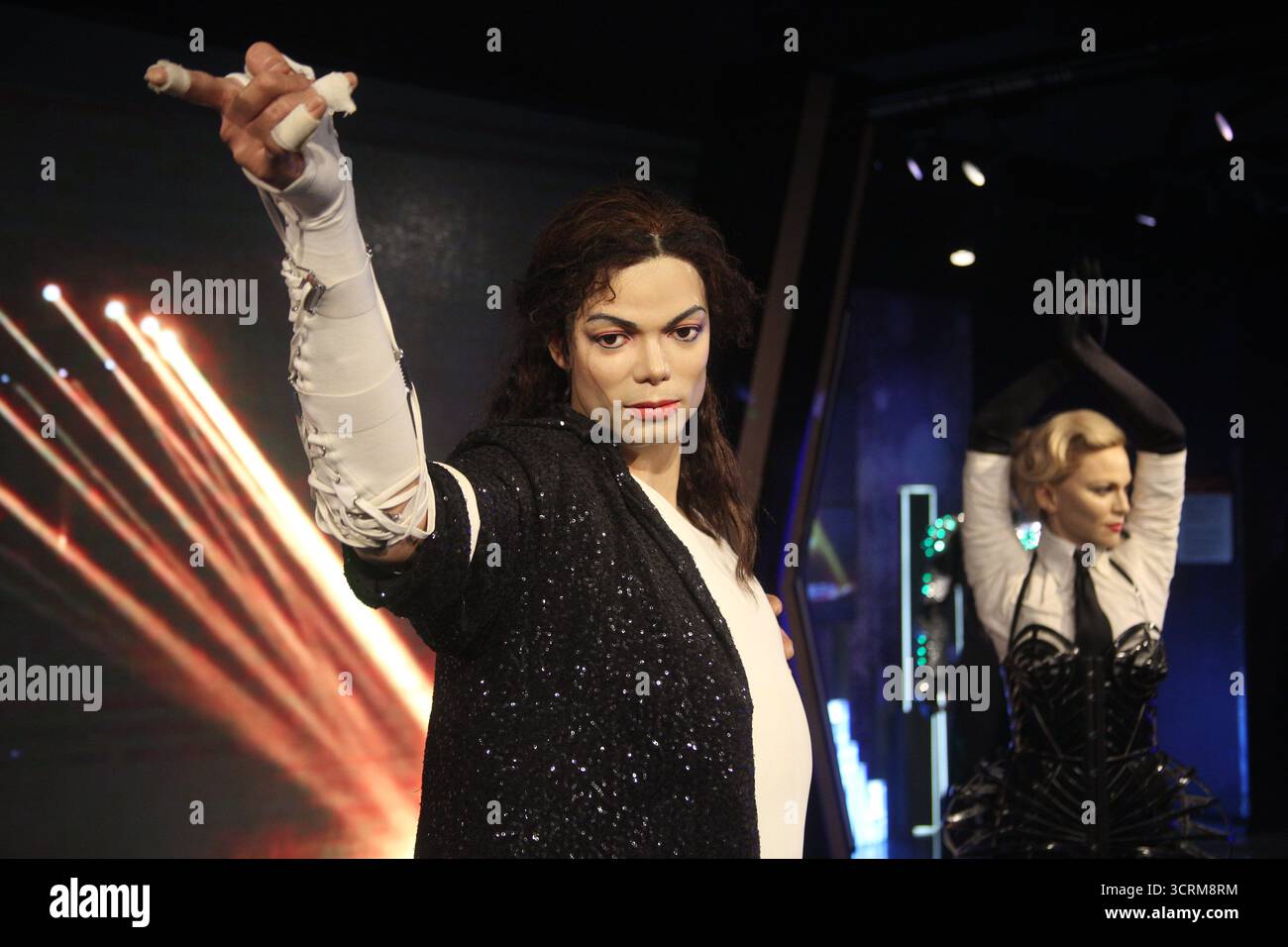 Wax figure of Singer Michael Jackson in Madame Tussauds BEIJING ...
