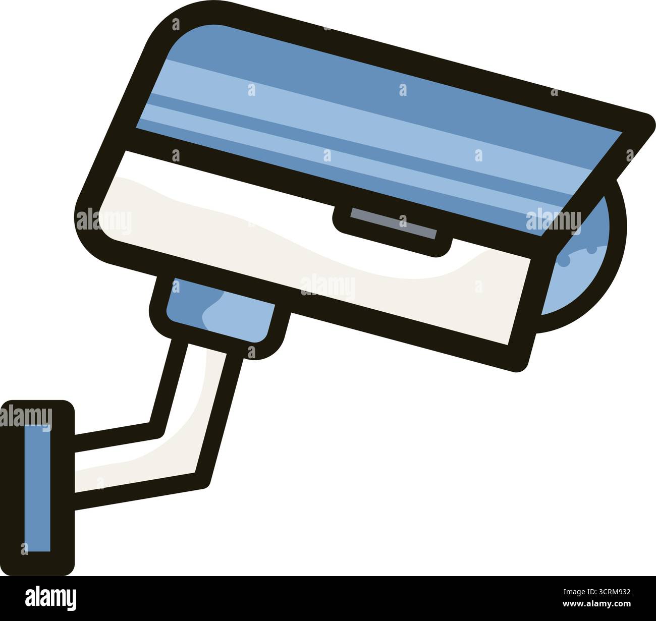 Outdoor security surveillance camera - vector icon Stock Vector Image ...