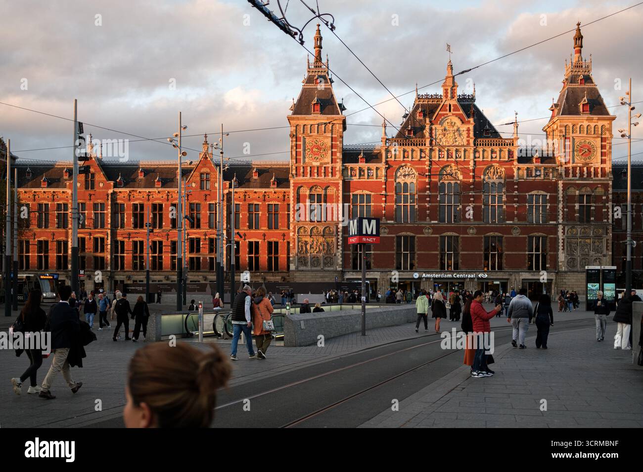 Netherlands, Amsterdam. September 9, 2025. Amsterdam Central Station ...