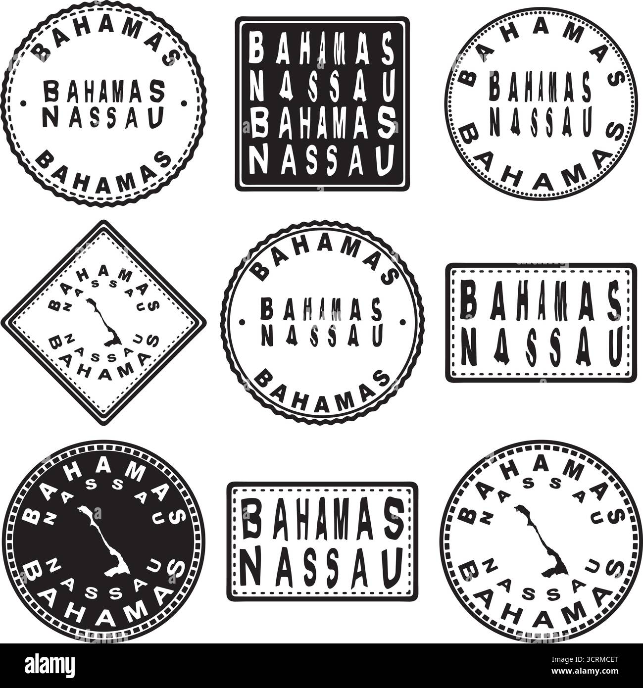 Nassau beach bahamas Cut Out Stock Images & Pictures - Alamy