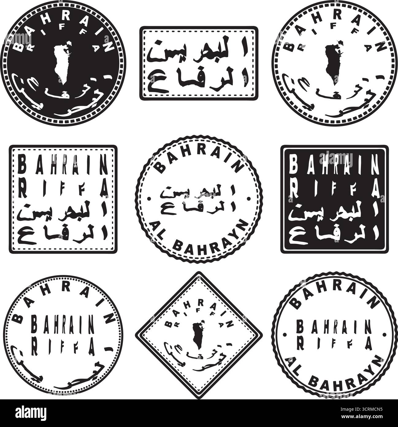 Riffa bahrain Stock Vector Images - Alamy