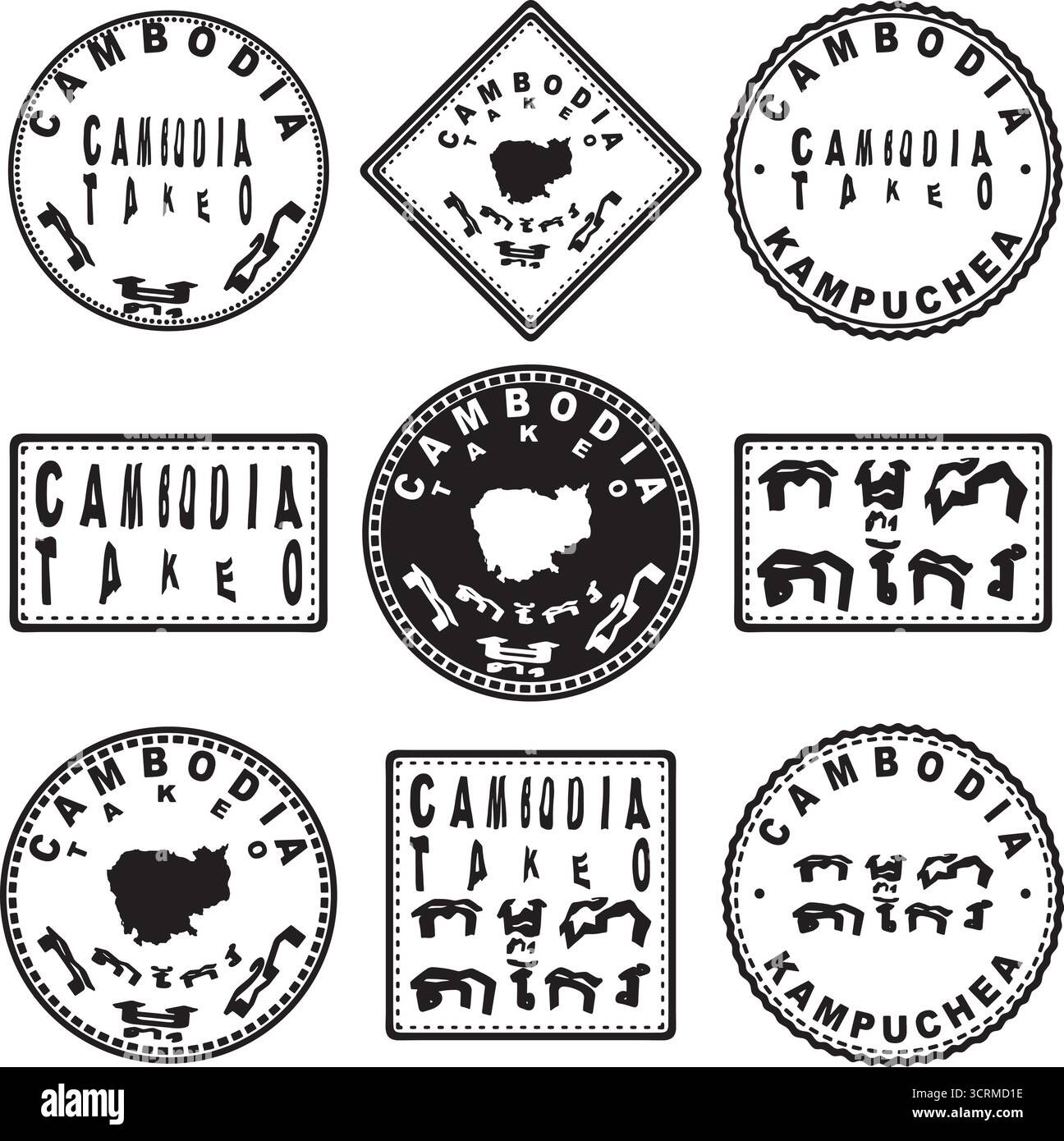 Takeo cambodia Cut Out Stock Images & Pictures - Alamy