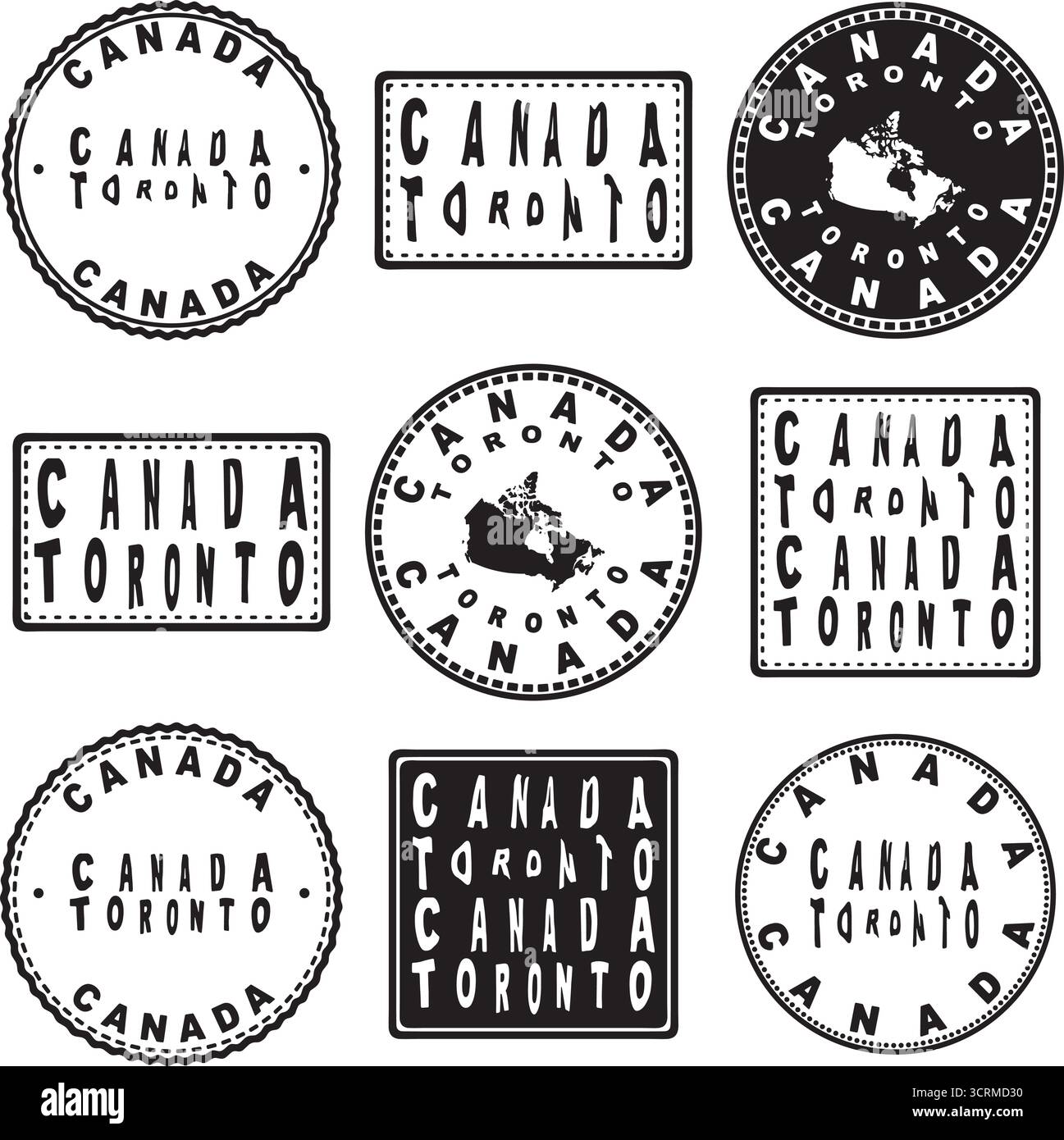 Canada toronto round seal hi-res stock photography and images - Alamy