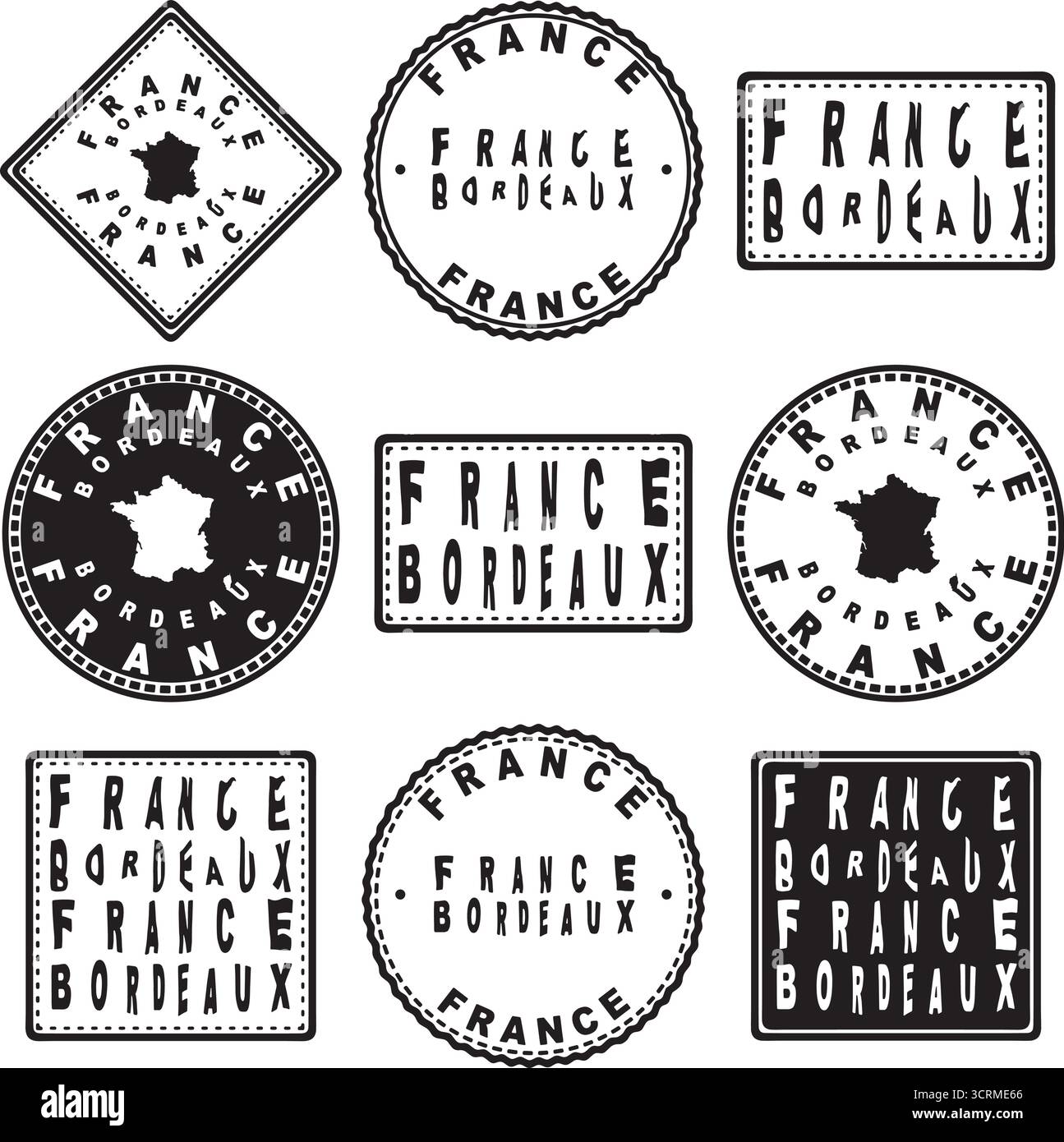 Bordeaux wine culture Stock Vector Images - Alamy