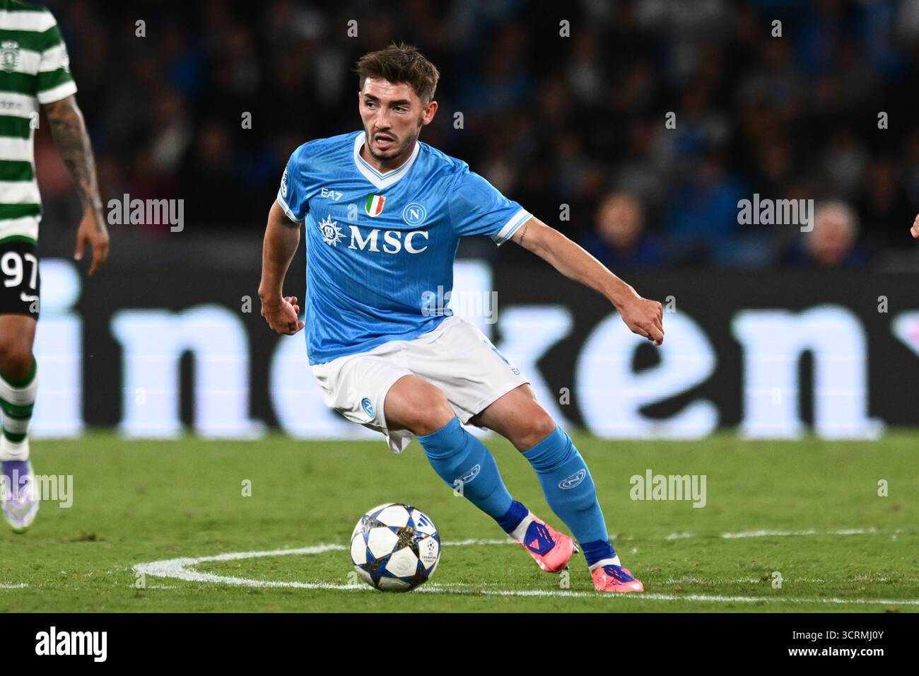 Naples, Italy. 1st Oct, 2025. Billy Gilmour of SSC Napoli in action ...
