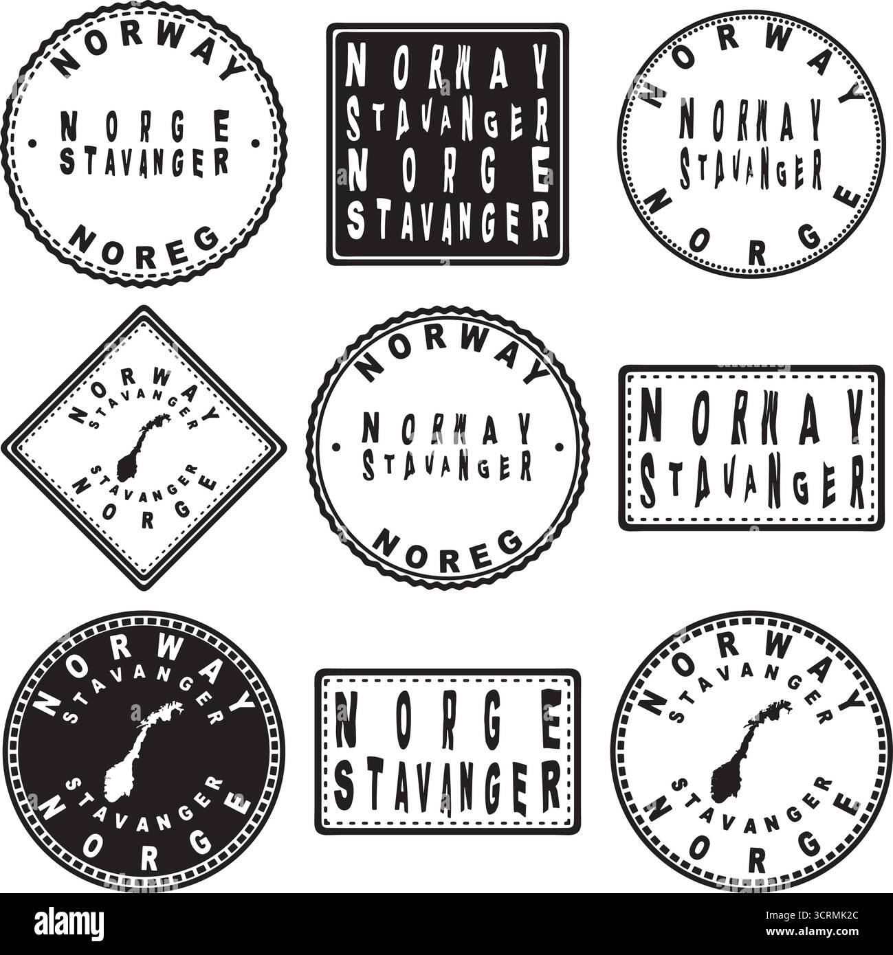 Norway stavanger city Stock Vector Images - Alamy