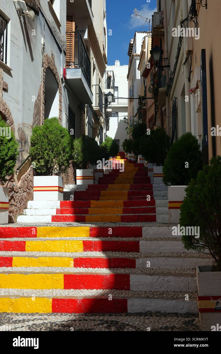 Spanish steps in calpe hi-res stock photography and images - Alamy