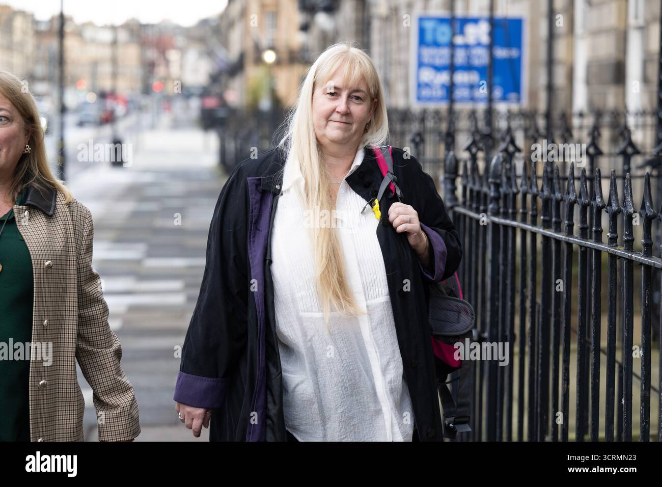 Maria Kelly arrives at the Edinburgh Employment Tribunal building in ...
