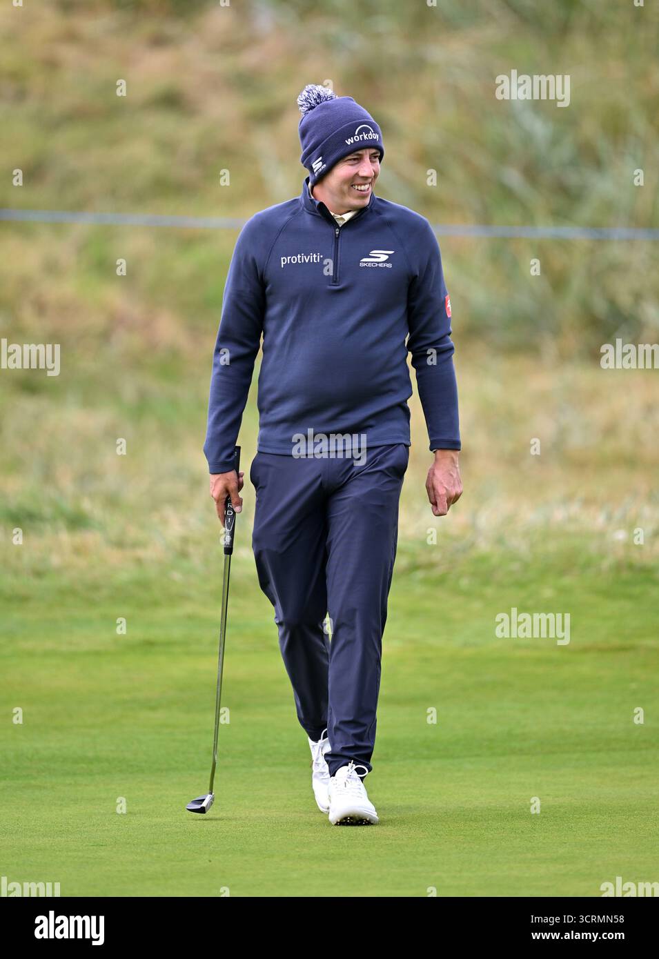 Matt Fitzpatrick on the 1st green during day one of the 2025 Alfred ...