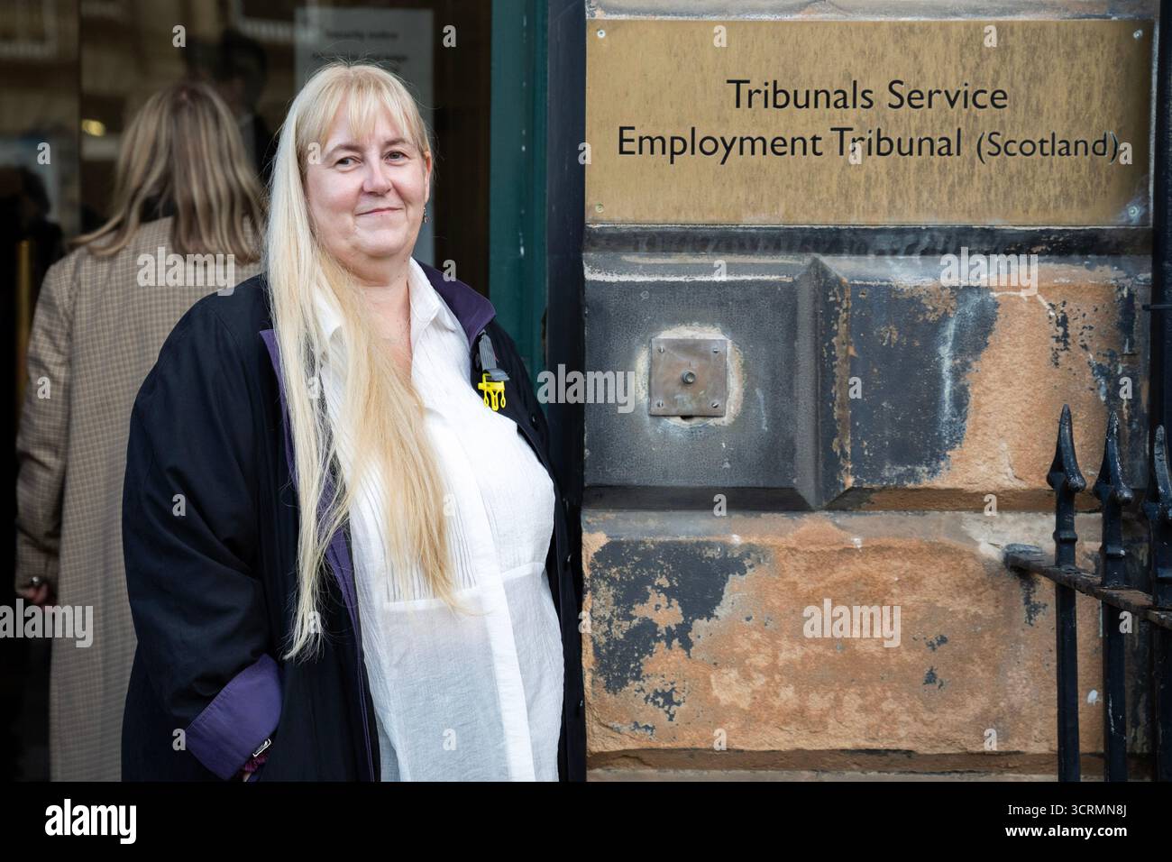 Maria Kelly arrives at the Edinburgh Employment Tribunal building in ...