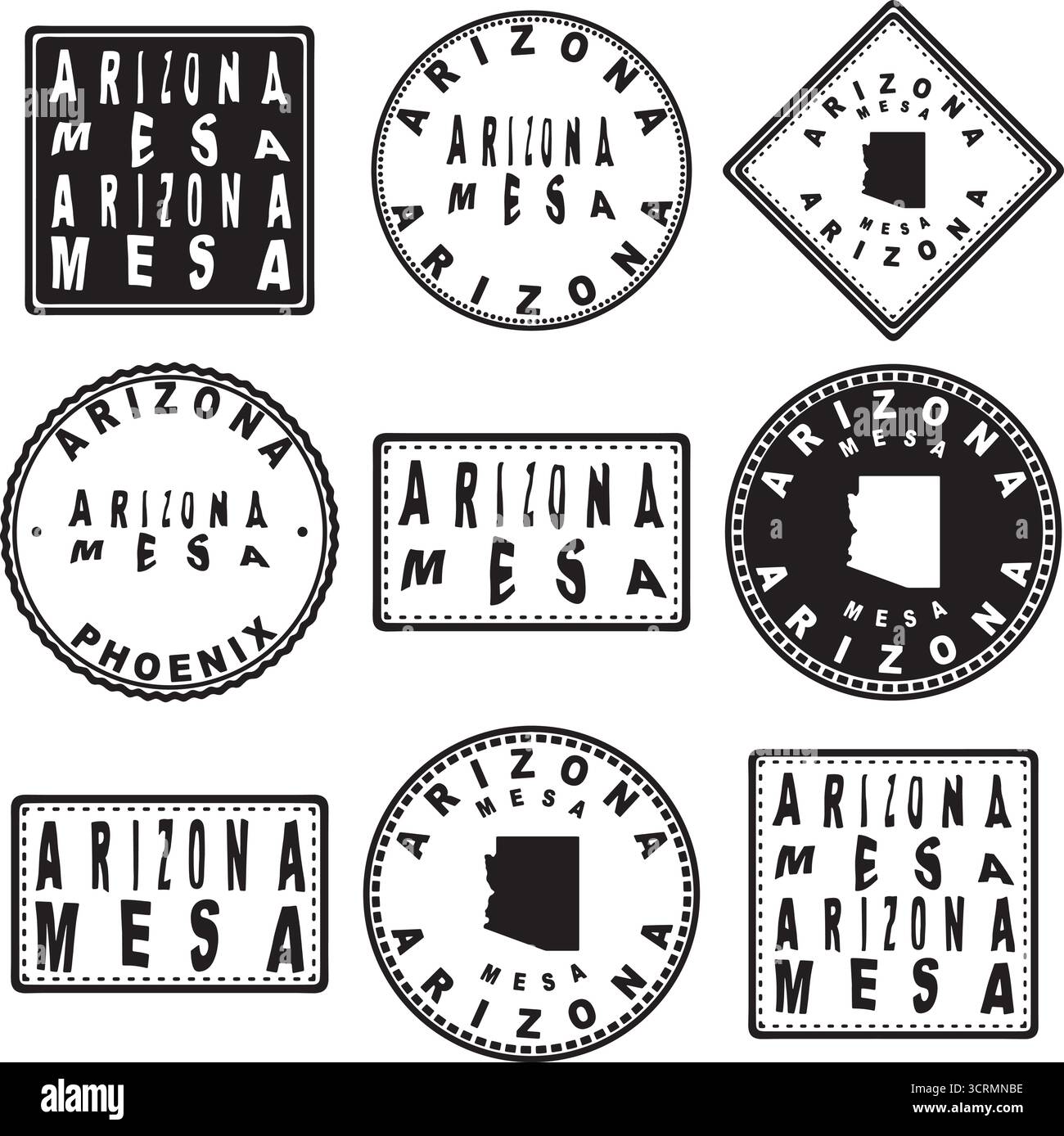 Arizona colors Stock Vector Images - Alamy