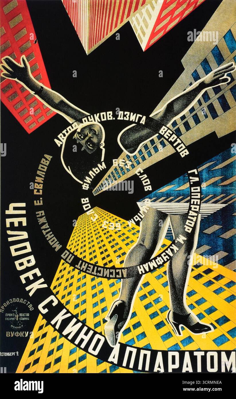 Dziga vertov man with a movie camera hi-res stock photography and ...