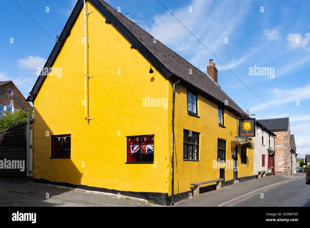 The Sun Inn, 10 High Street, Clun, Shropshire. Built in the 15th ...