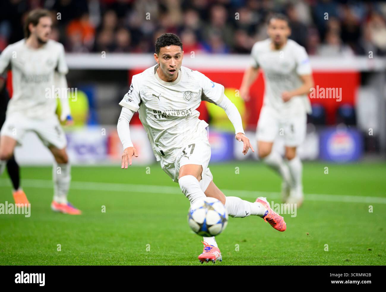 MAURO JUNIOR (PSV) action, soccer Champions League, 2nd matchday, Bayer ...