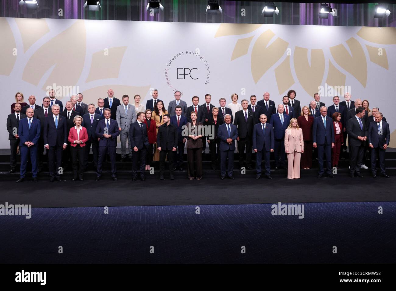 European leaders pose for a family photo at the European Political ...