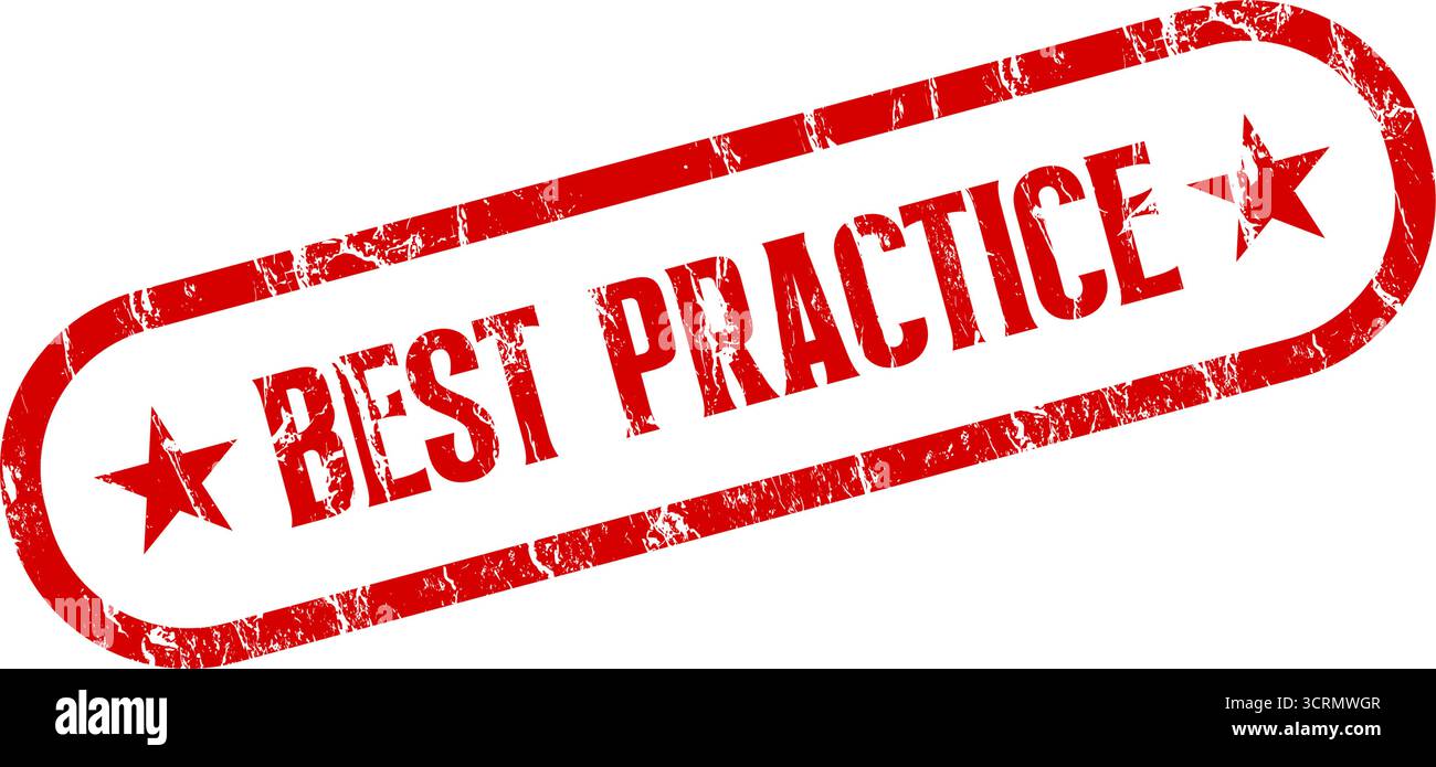 Best practice red grunge vintage stamp sign Stock Vector Image & Art ...