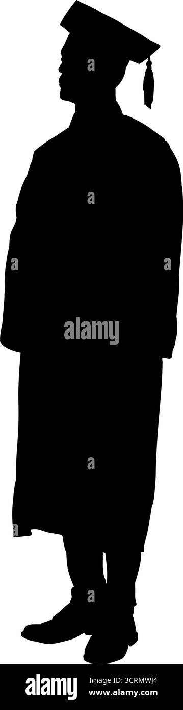 College graduate man in Black and White Stock Photos & Images - Alamy