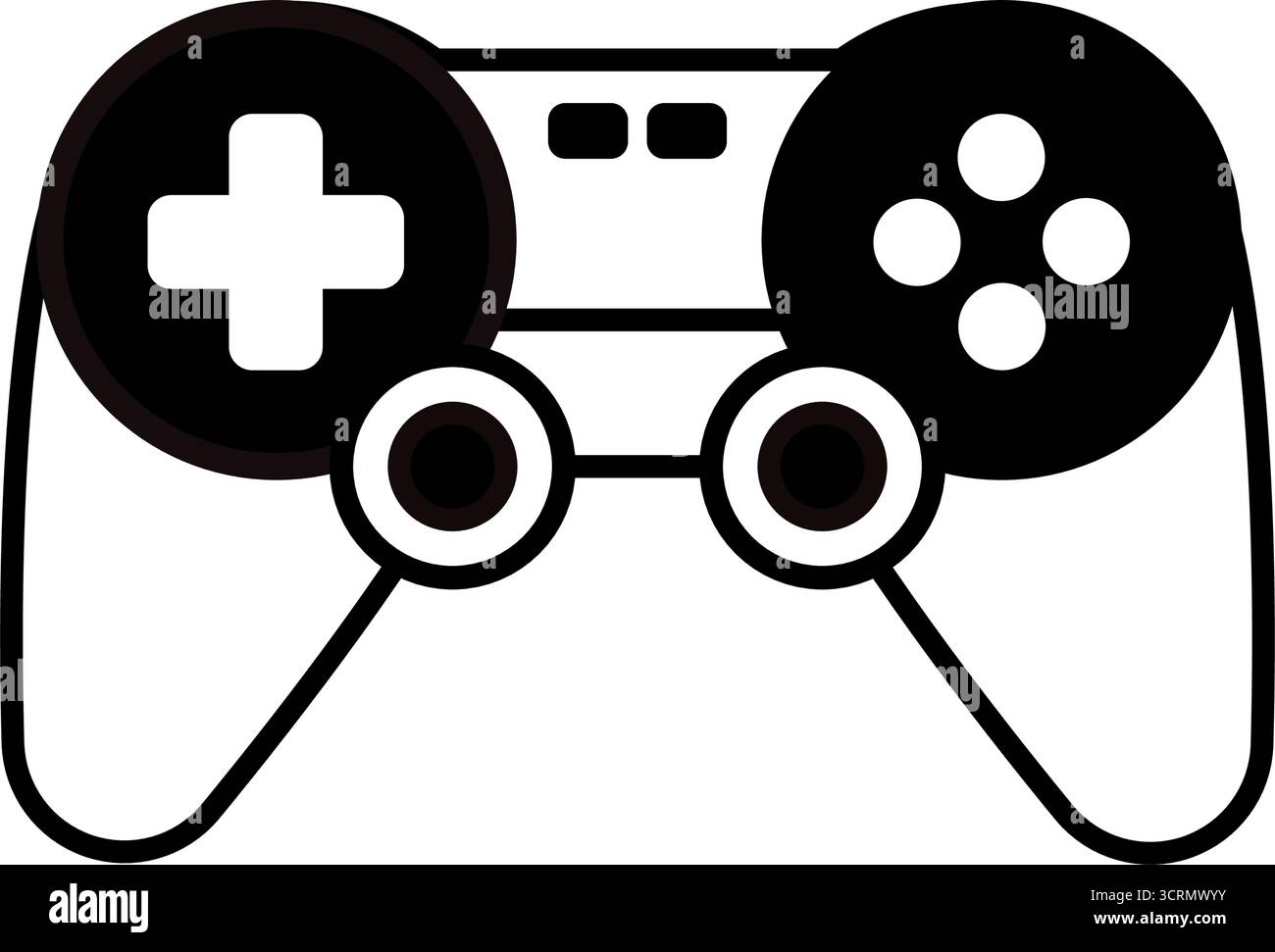 Joystick game controller simple Stock Vector Images - Alamy