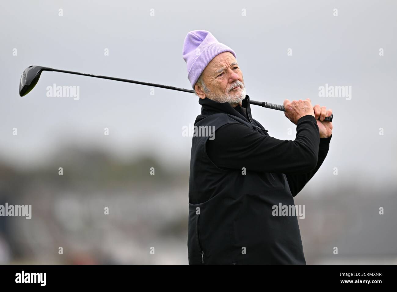 Actor Bill Murray during day one of the 2025 Alfred Dunhill Links ...