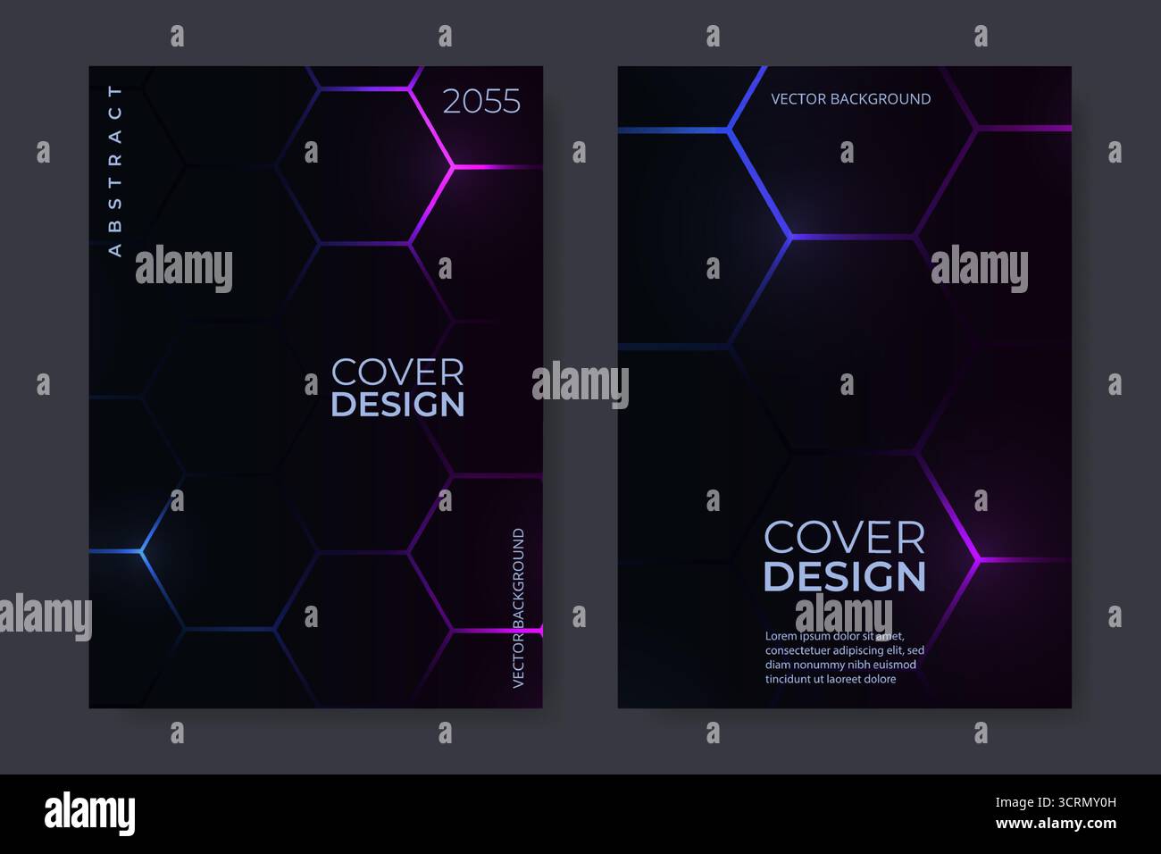 Pink background black hexagonal Stock Vector Images - Alamy