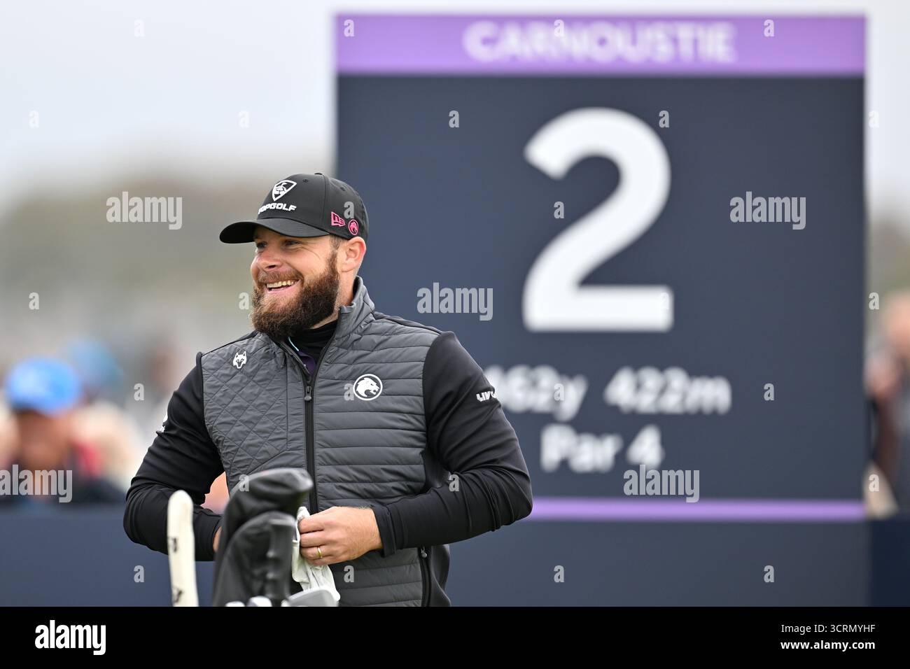 Tyrell Hatton on the 2nd during day one of the 2025 Alfred Dunhill ...