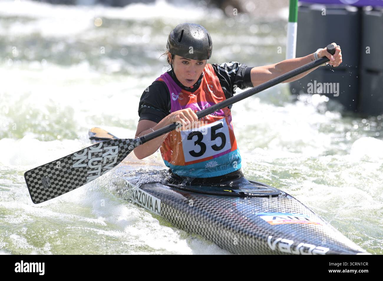 Alsu Minazova, competing as Individual Neutral Athlete, compete in the ...