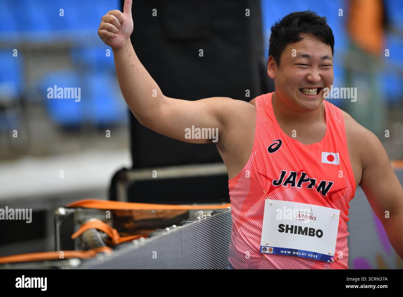 New Delhi, India. 02nd Oct, 2025. Yamato Shimbo (JPN) Athletics Men's ...