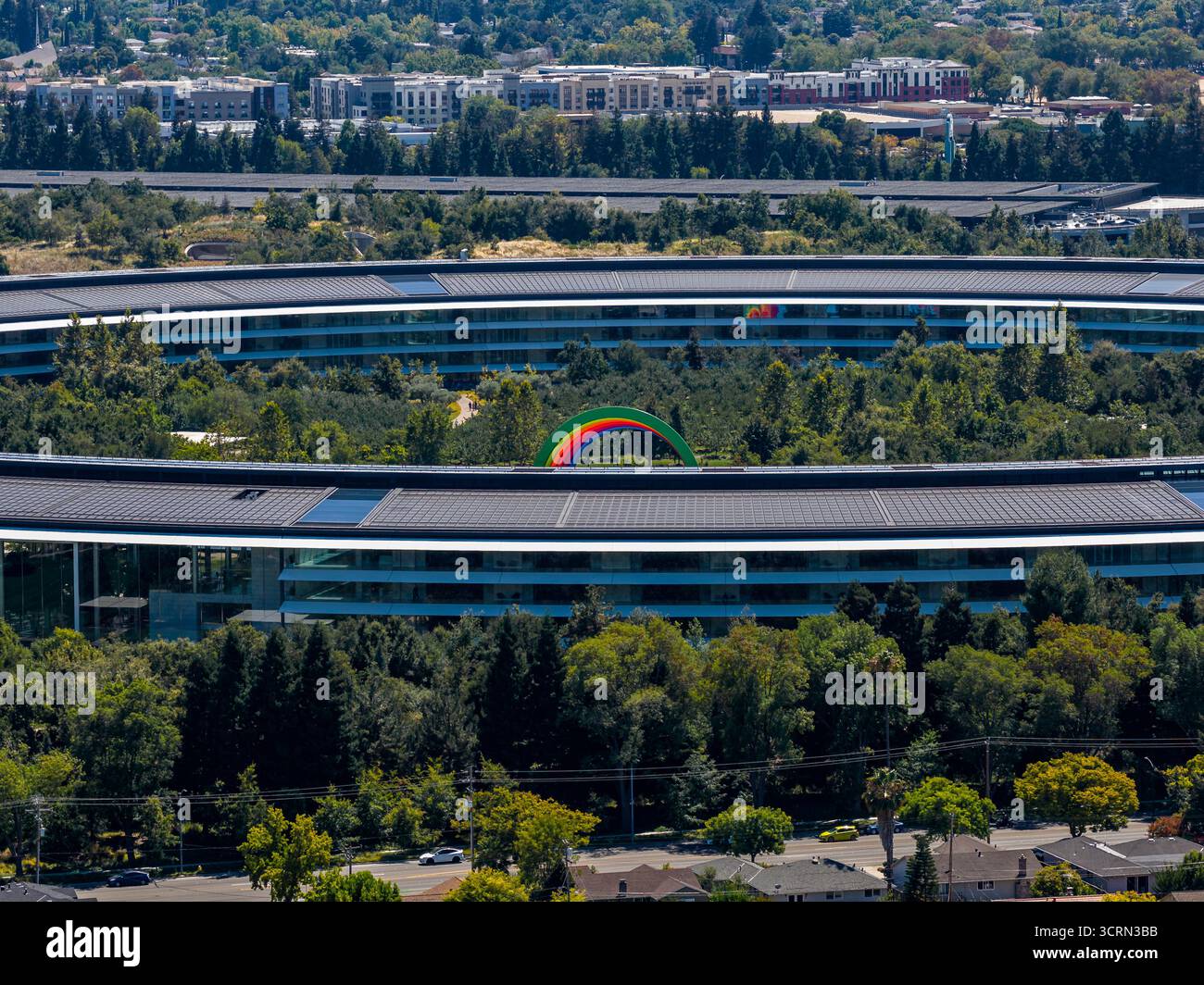 Apple park headquarters on hi-res stock photography and images - Alamy