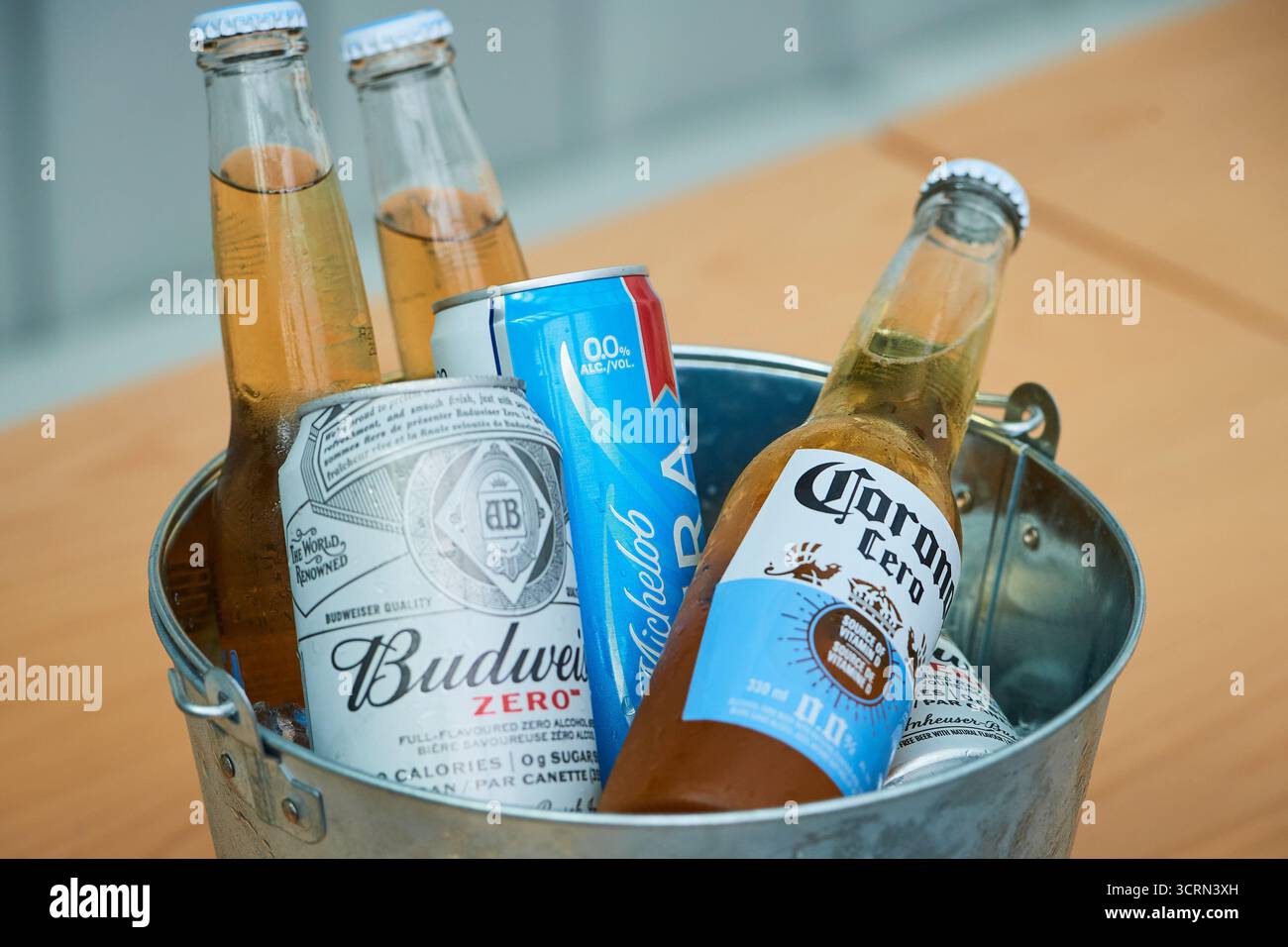 Budweiser Zero, Corona Cero and Michelob ULTRA Zero non-alcoholic beers ...