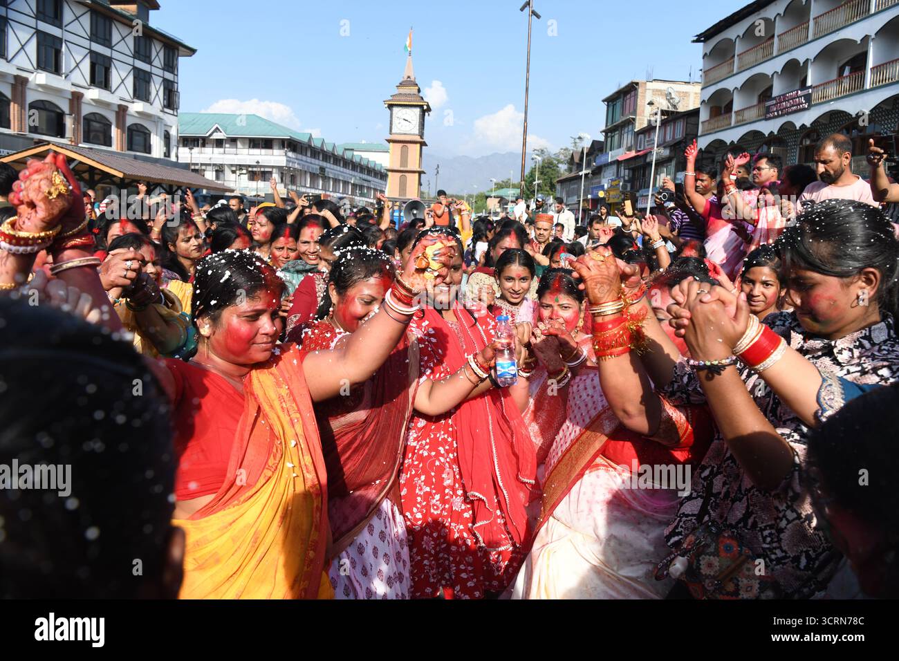 October 2, 2025, Srinagar, Jammu And Kashmir, India: Hindu devotees ...
