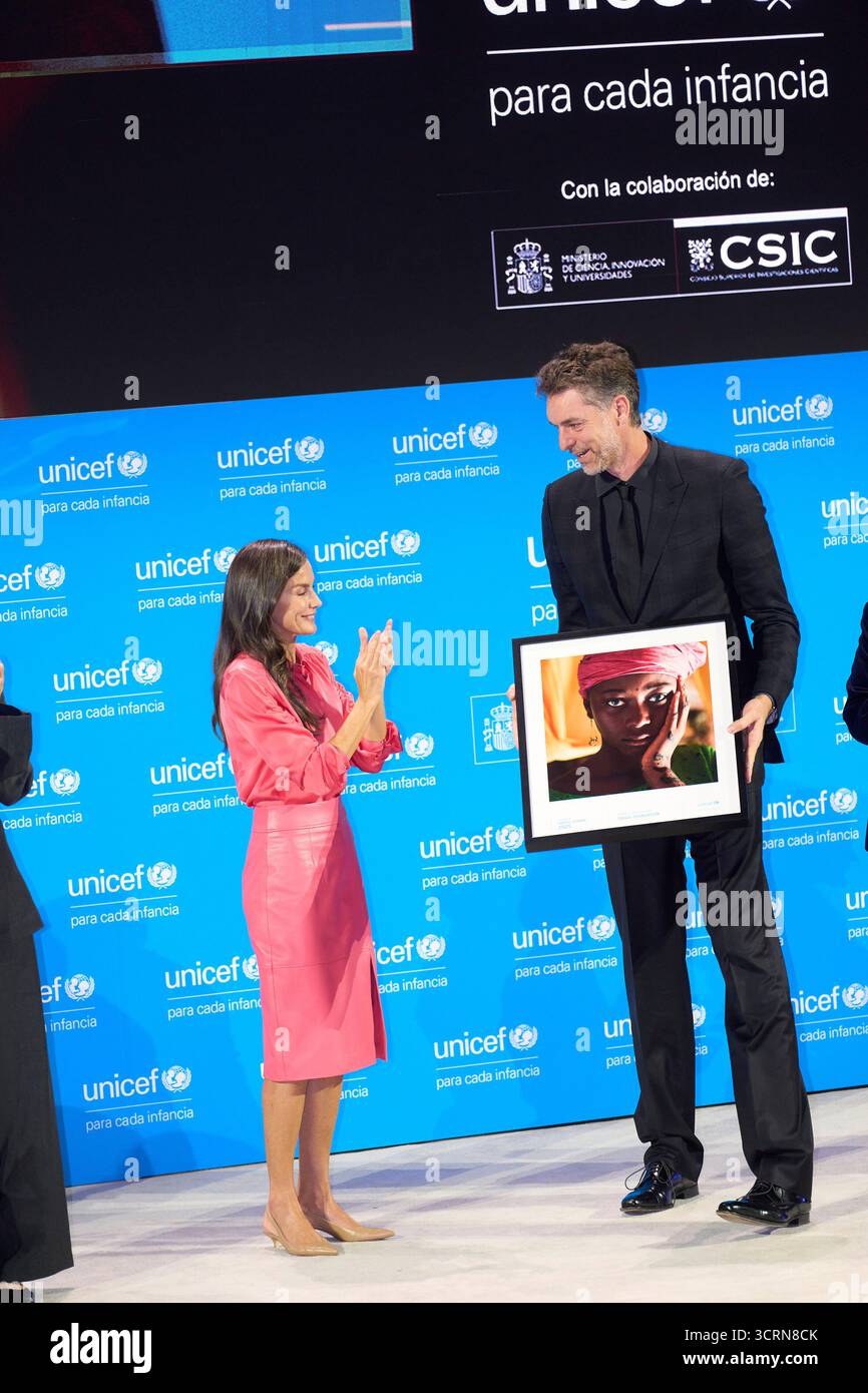 Queen Letizia of Spain, Pau Gasol attended UNICEF Spain 2025 awards ...