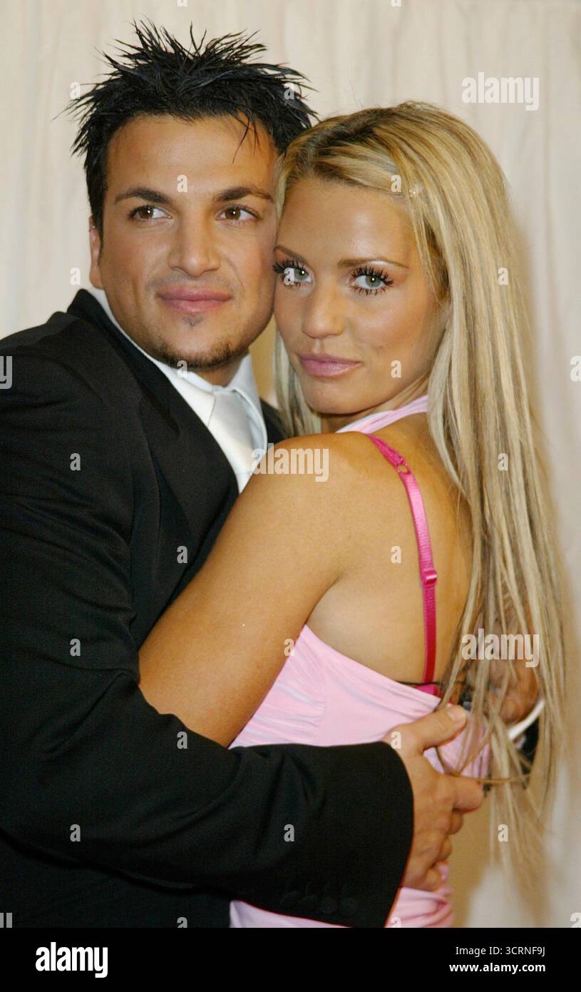 Jordan and Peter Andre at arrivals for the TV show Hell's Kitchen ...