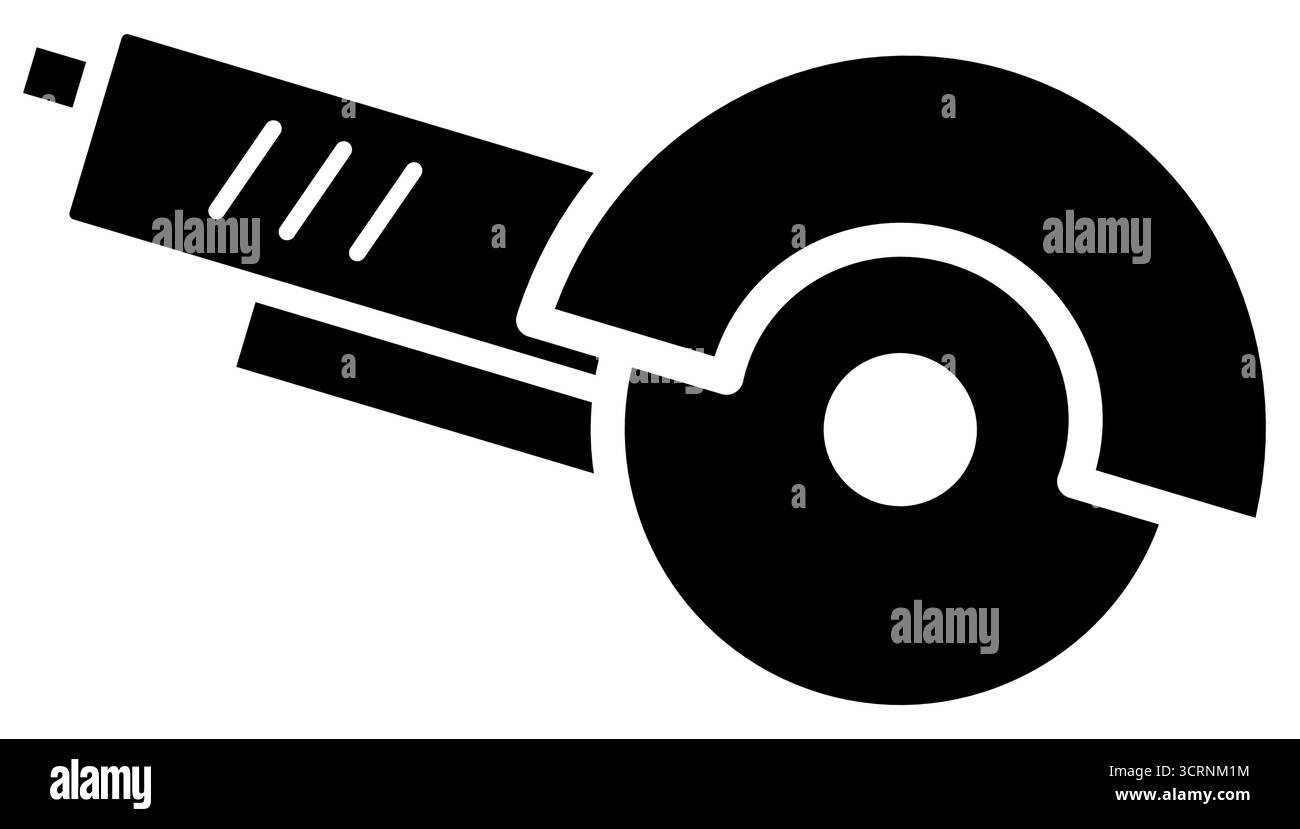 Angle grinder cutting machine Stock Vector Images - Alamy