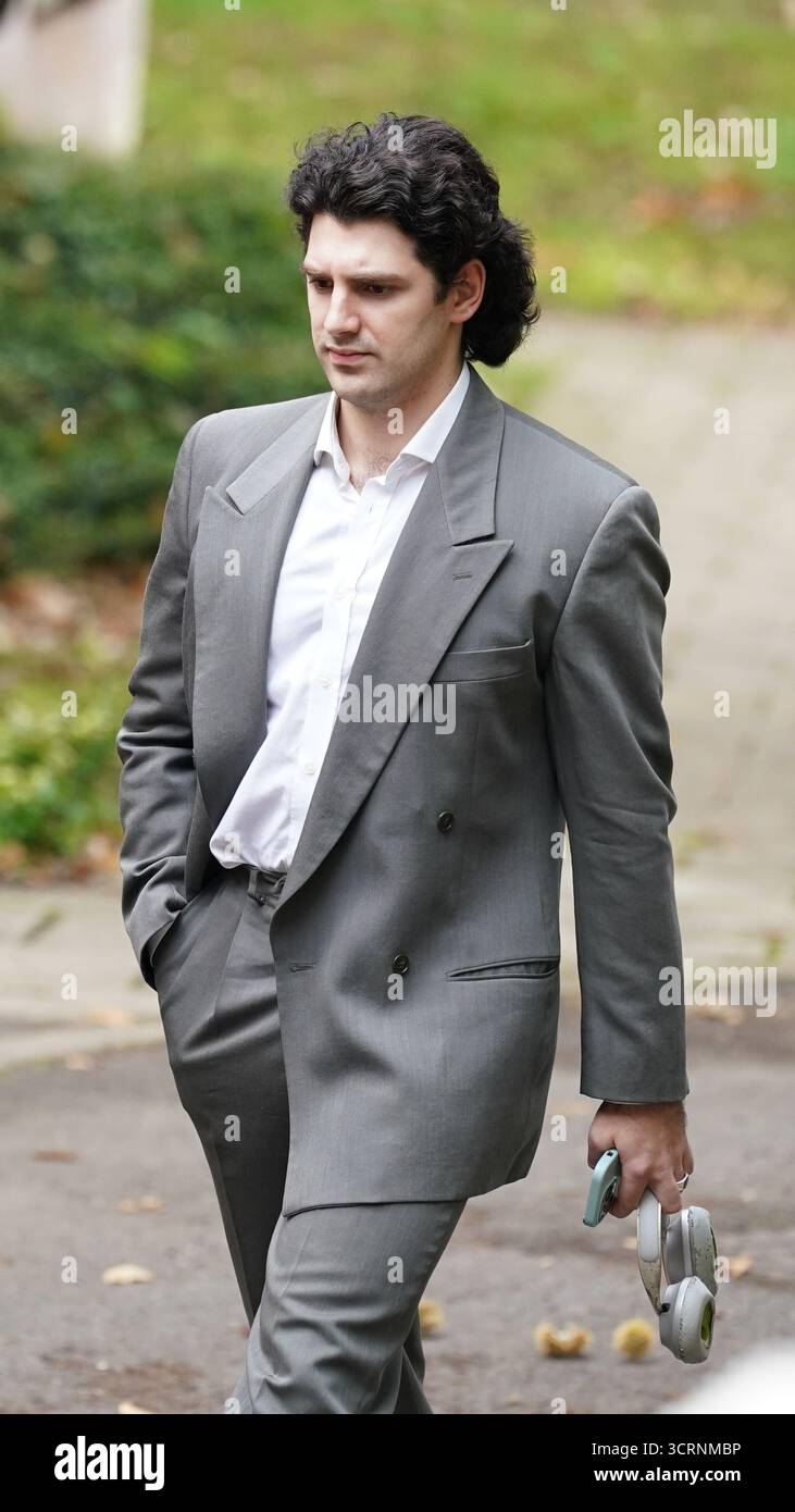Sebastian Shemirani arriving at Oakwood House in Maidstone, Kent, for ...