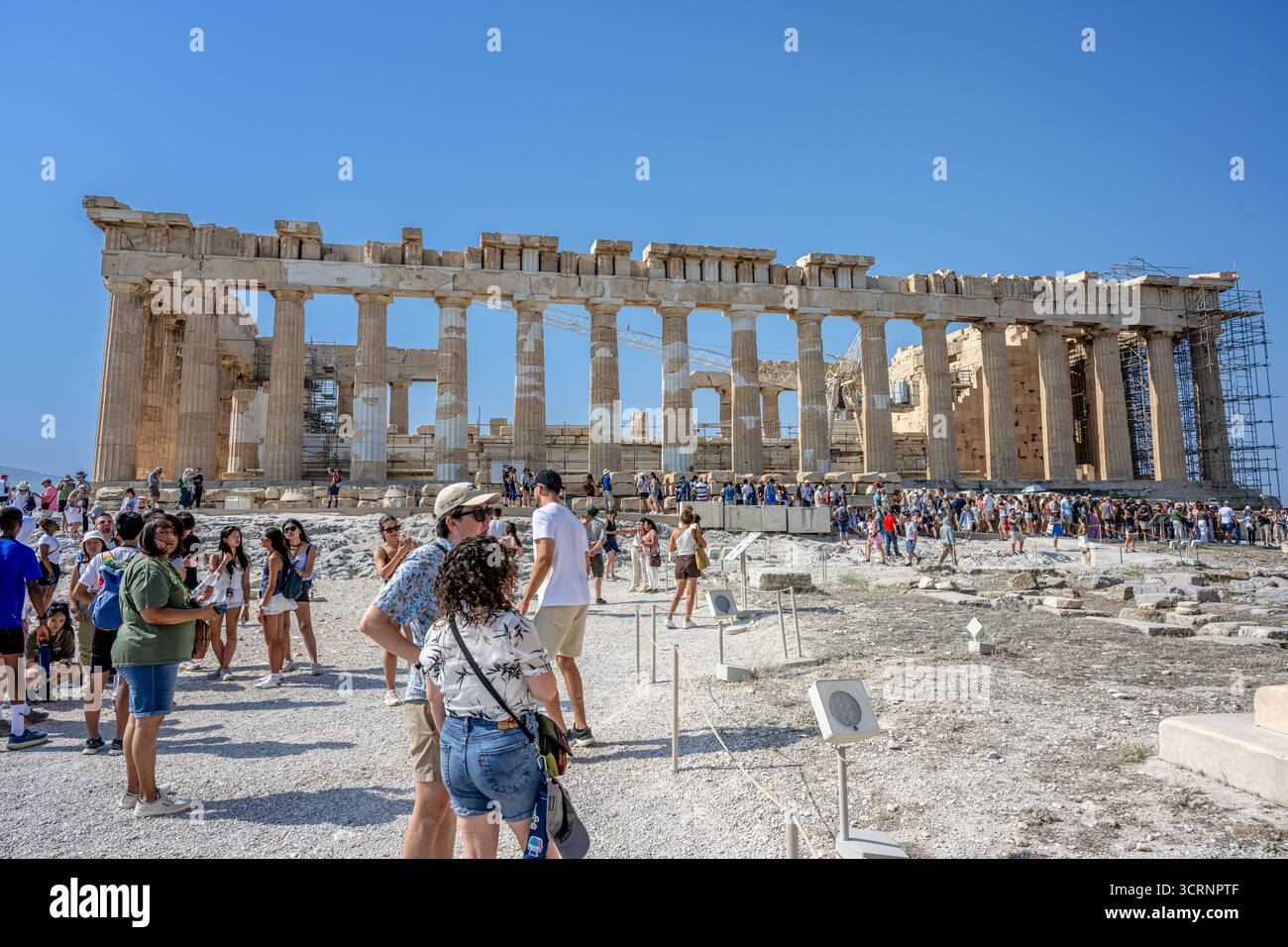 North side of the Parthenon, The Acropolis, Athens Stock Photo - Alamy