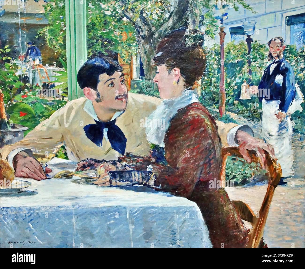 Outdoor museum scene Stock Vector Images - Alamy