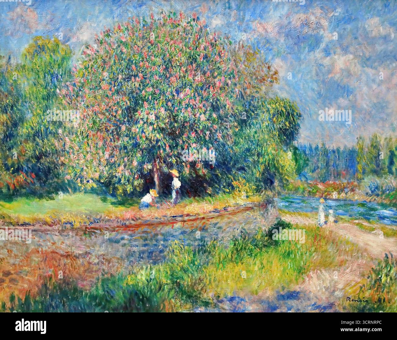 Renoir trees in bloom hi-res stock photography and images - Alamy