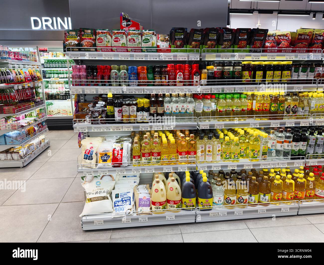 Manchester, UK - September 25, 2025: Colorful Seoul Plaza supermarket ...