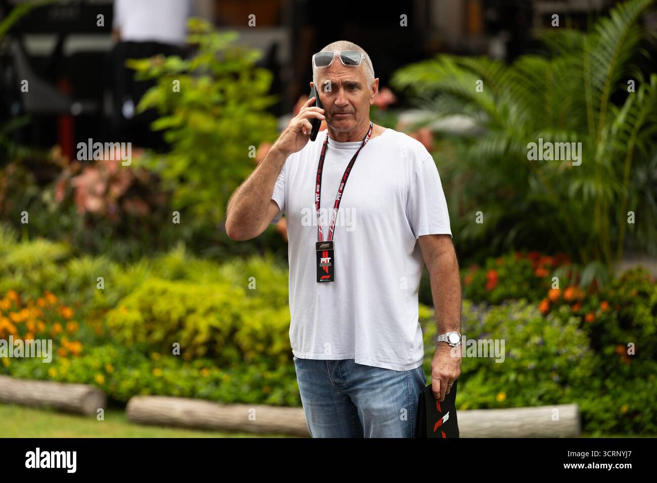 Michael « Mick » Doohan during the 2025 Formula 1 Singapore Grand Prix ...