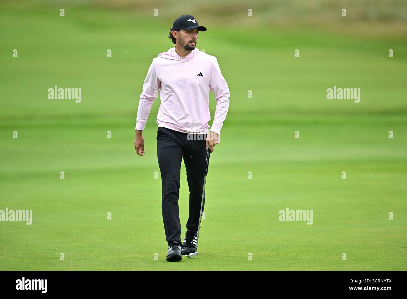 Marco Penge on the 18th green during day one of the 2025 Alfred Dunhill ...