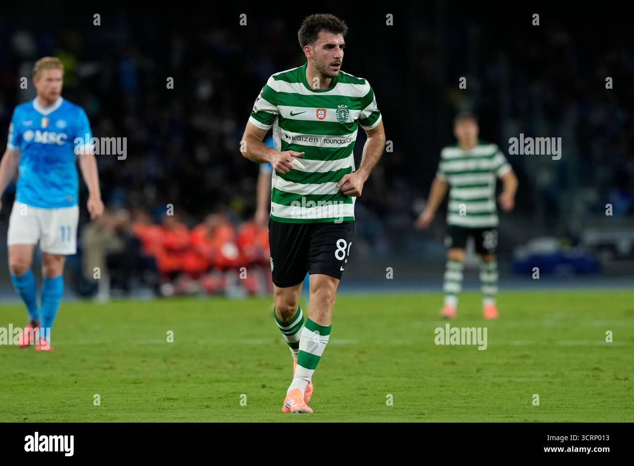 Naples, Italy. 1 Oct, 2025. Fotis Ioannidis of Sporting CP during the ...