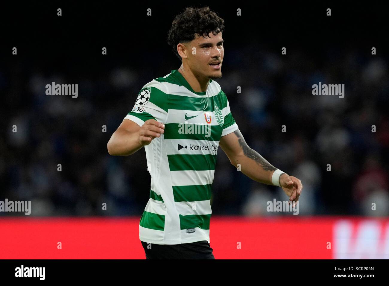 Naples, Italy. 1 Oct, 2025. Maximiliano Araujo of Sporting CP during ...