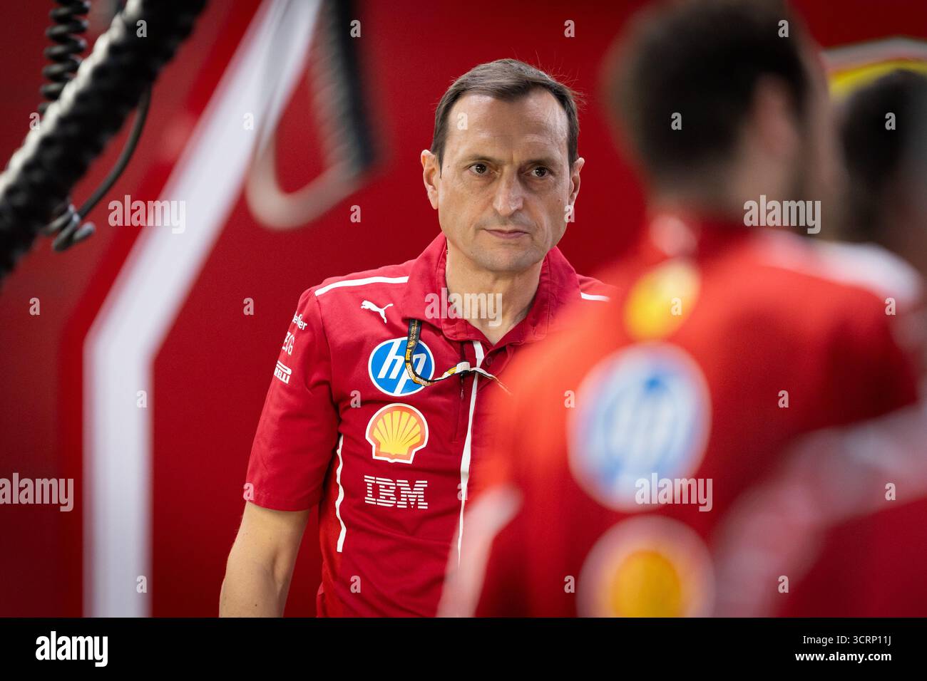 ADAMI Riccardo, Race Engineer of the Scuderia Ferrari, portrait during ...
