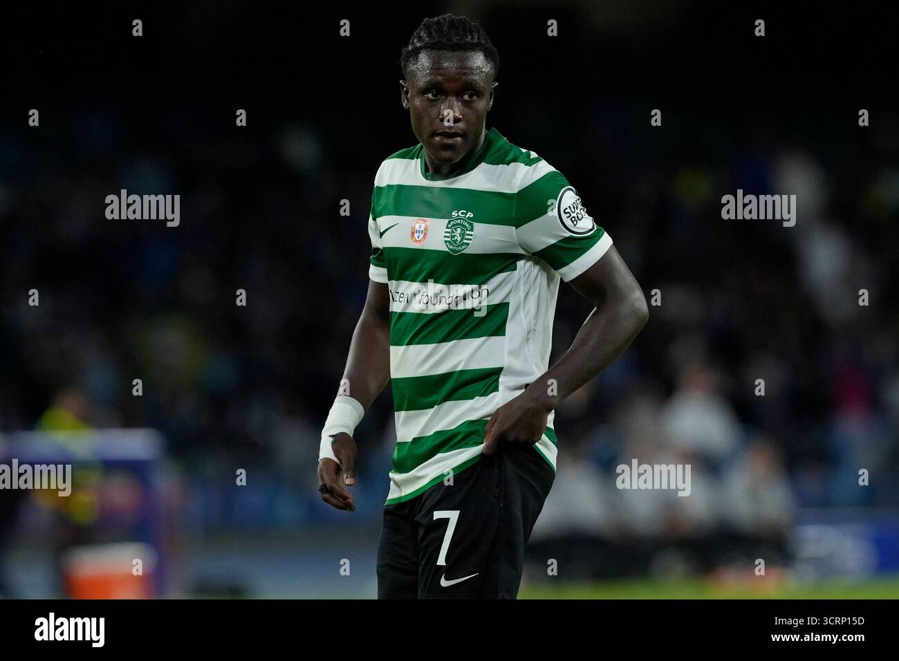 Naples, Italy. 1 Oct, 2025. Geovany Quenda of Sporting CP during the ...