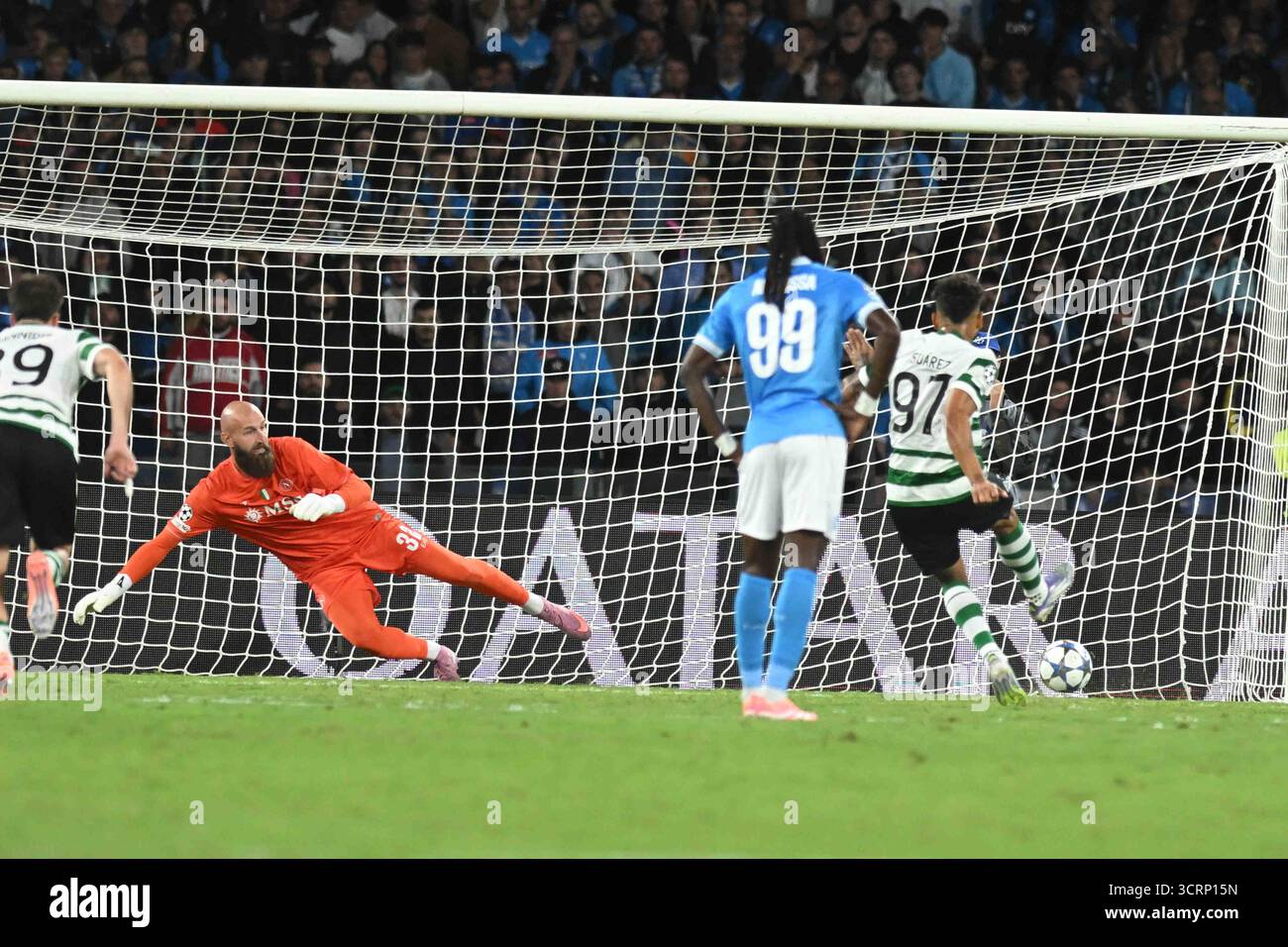 Napoli, Napoli, Italy. 1st Oct, 2025. Luis Suarez of Sporting Clube de ...